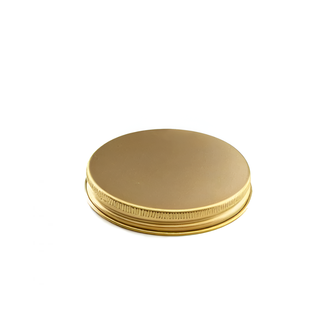Gold Aluminium Lid - 100ml Pot – PureNature NZ