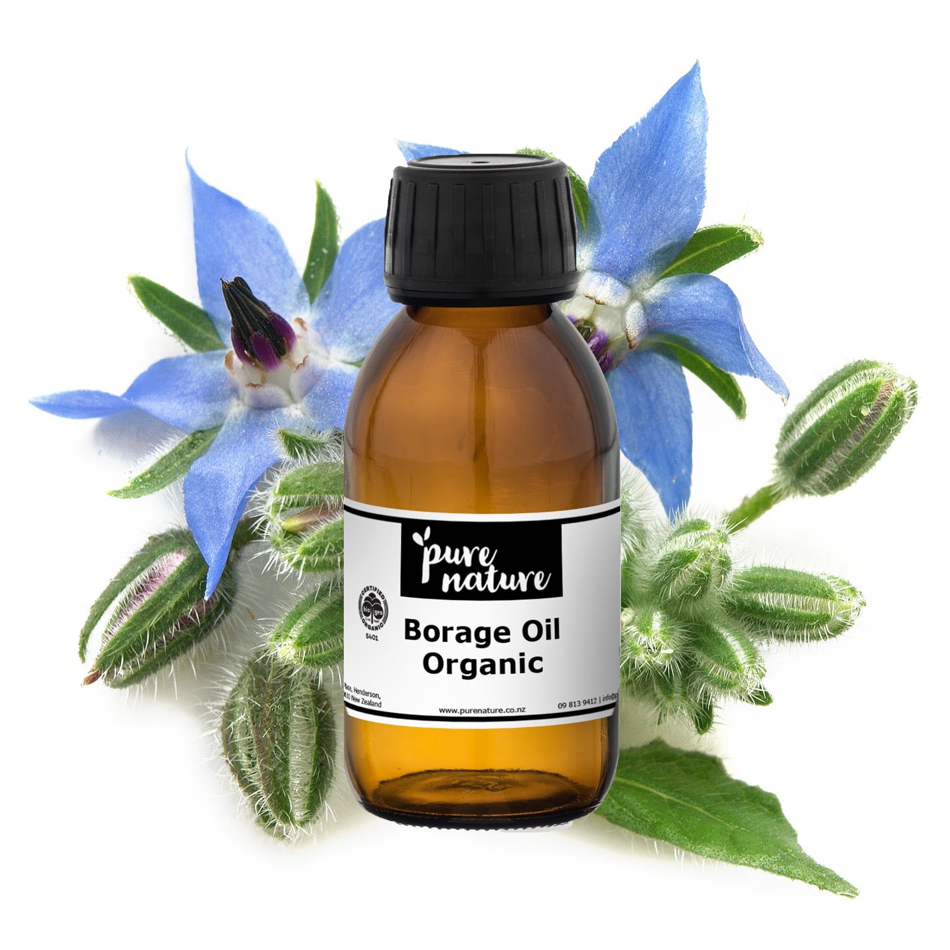 Borage Oil - Organic – PureNature NZ