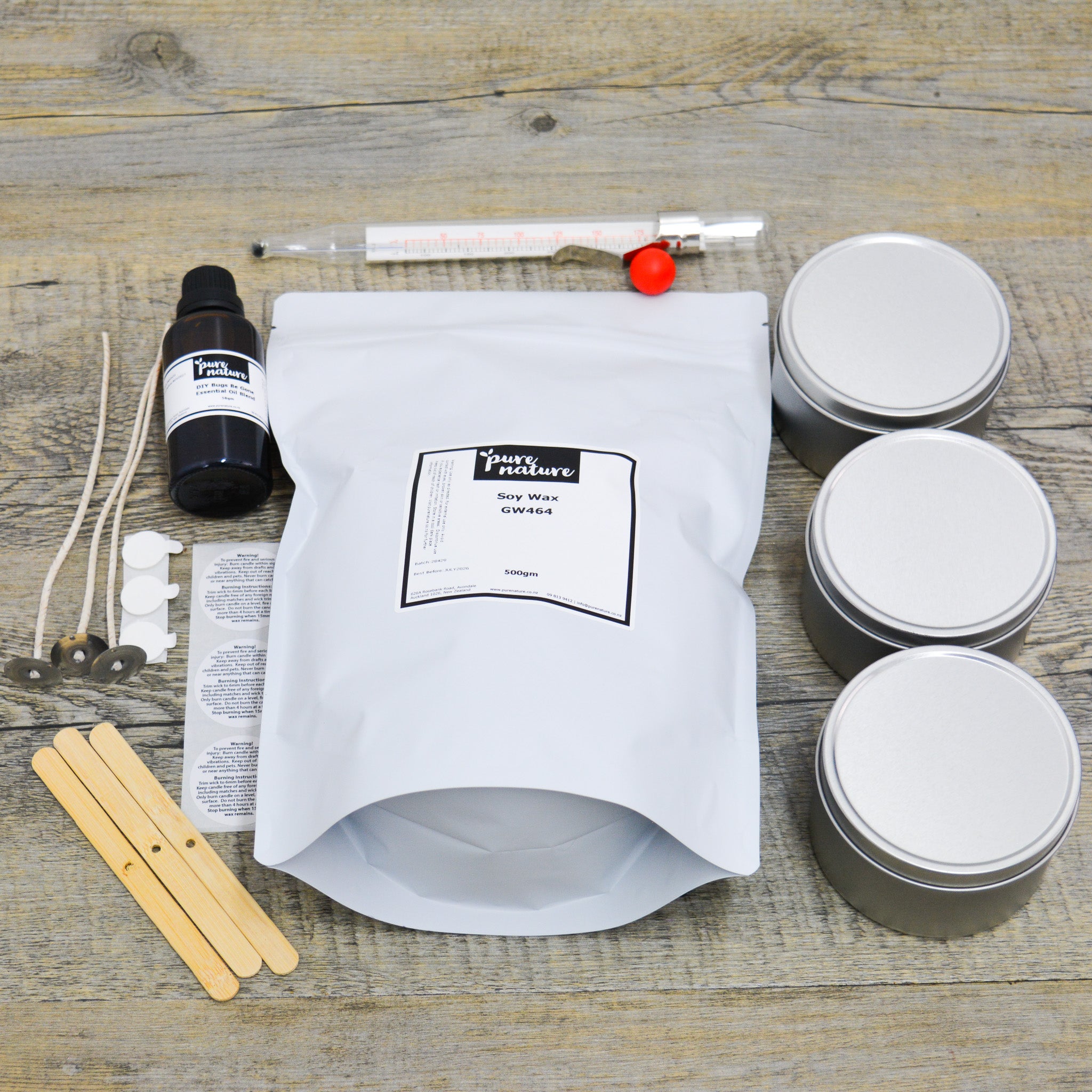 DIY Bugs Be Gone Candle Kit – PureNature NZ