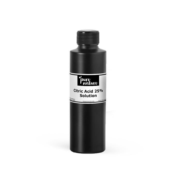 Citric Acid 25% Solution - 100ml – PureNature NZ