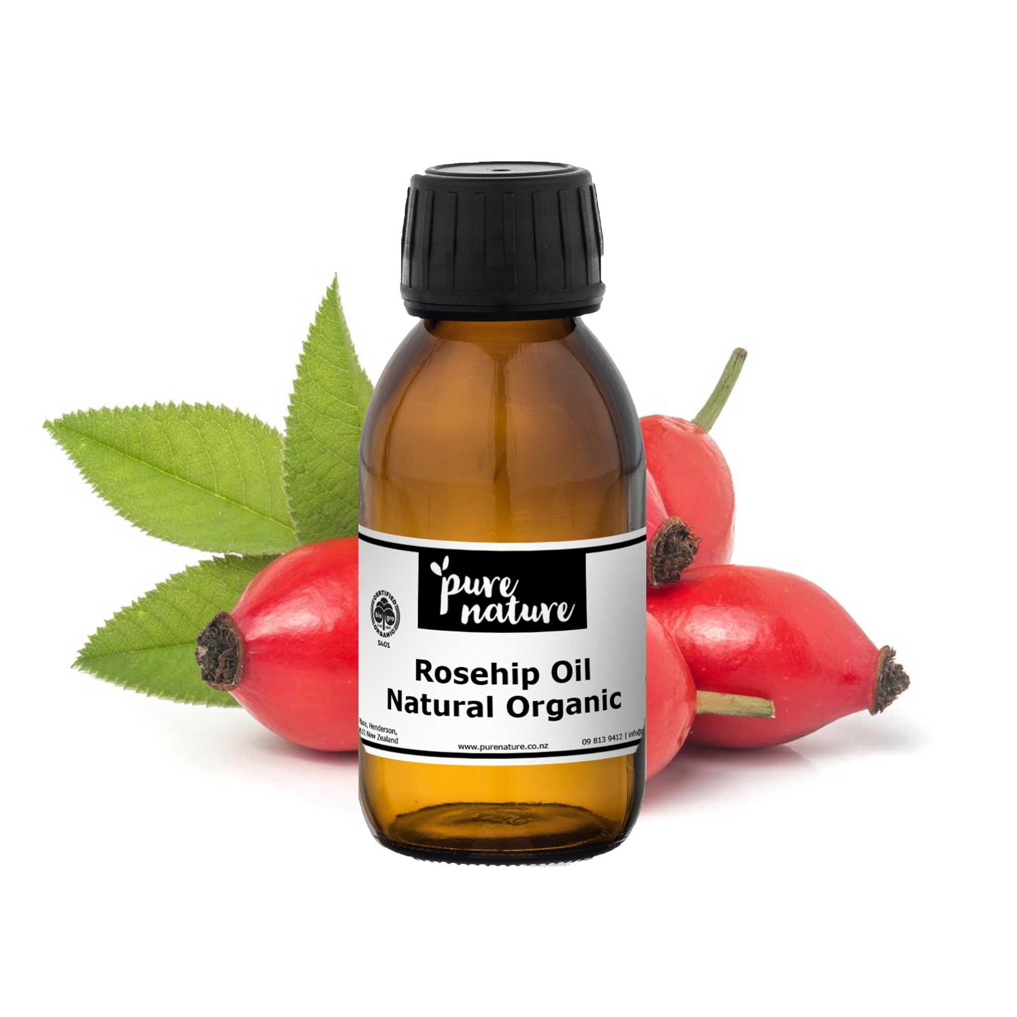 Rosehip Oil, Deodorised - Organic – PureNature NZ